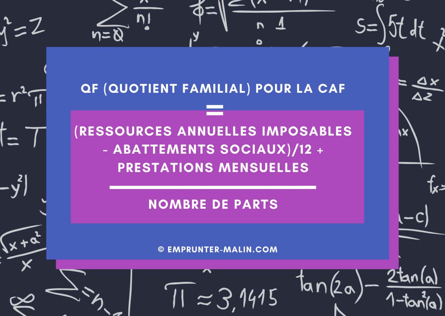 Simulateur quotient familial (CAF et impôts - mis à jour 2023)