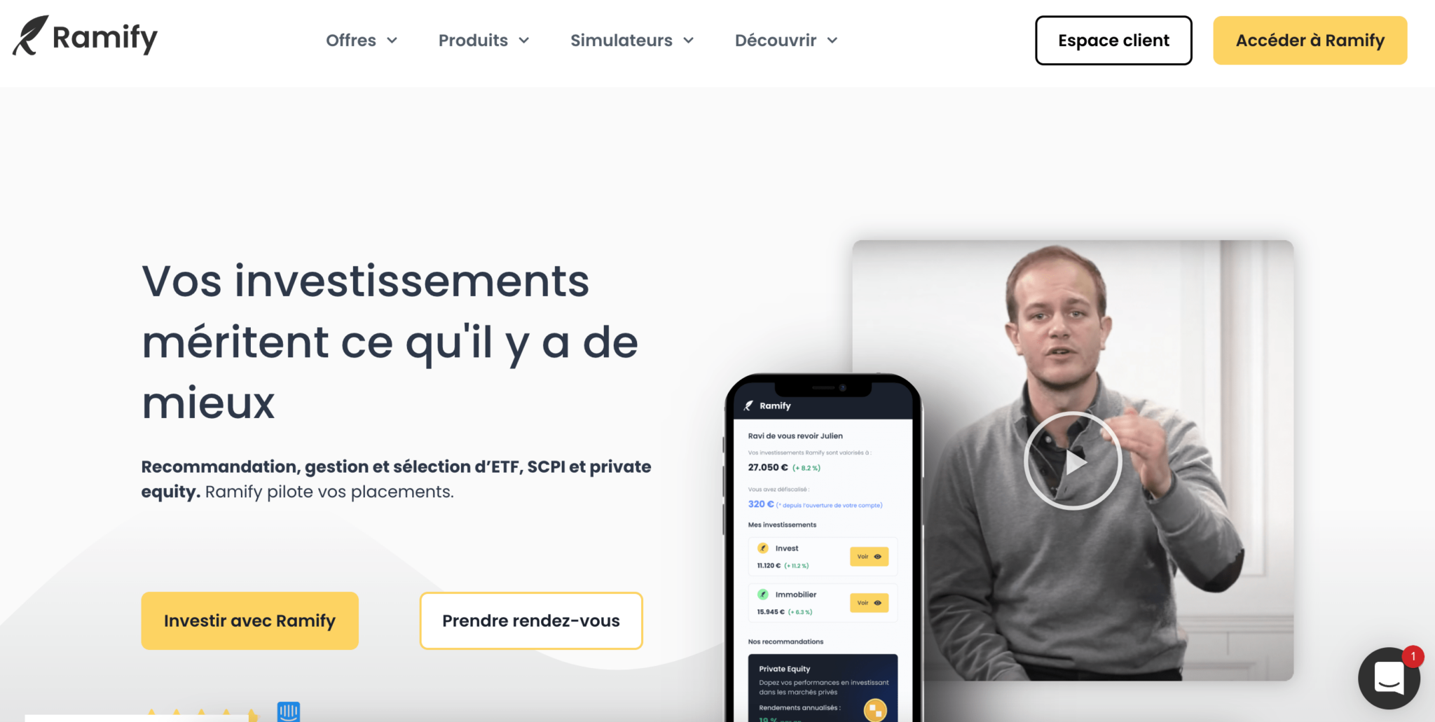 Ramify : Avis sur la gestion pilotée en AV, PER, PE et SCPI